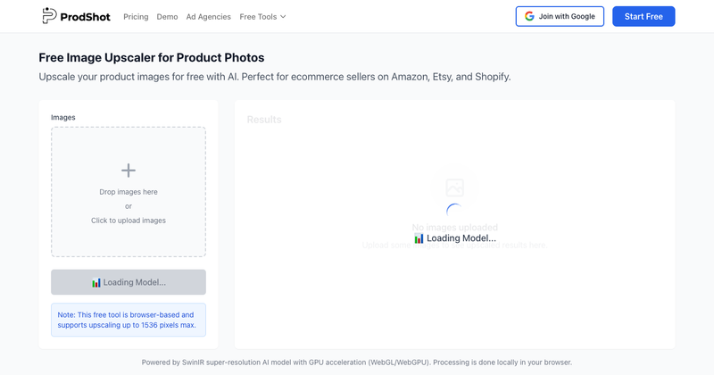 Free Image Upscaler for Product Photos | ProdShot